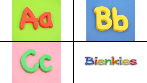 Leer die alfabet klanke en letters - Bienkies