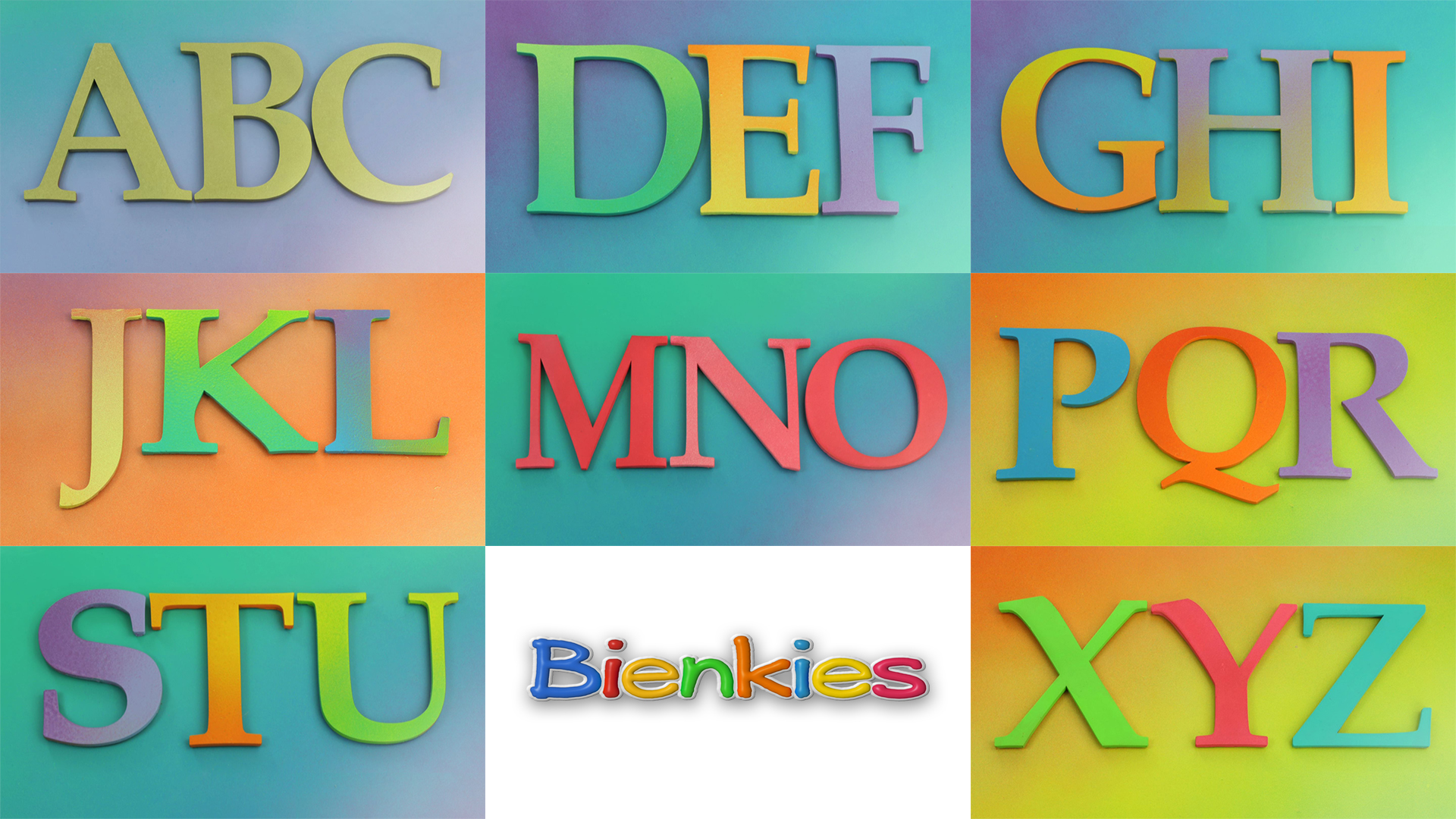 Leer die alfabet letters en klanke - Bienkies