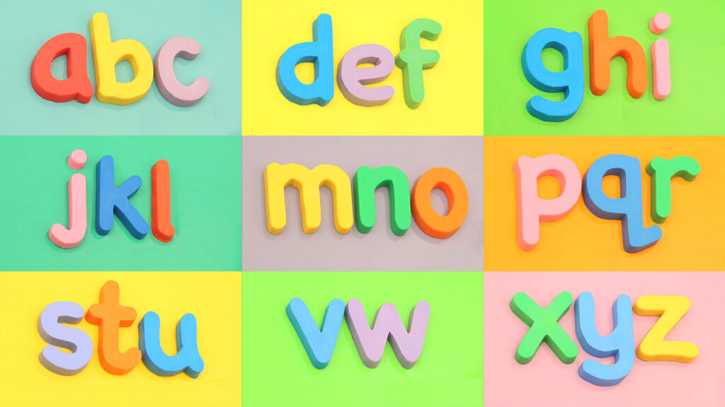 Leer die alfabet letters en klanke - Bienkies