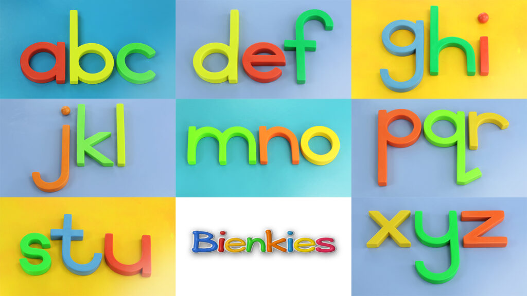 Leer die alfabet letters en klanke - Bienkies